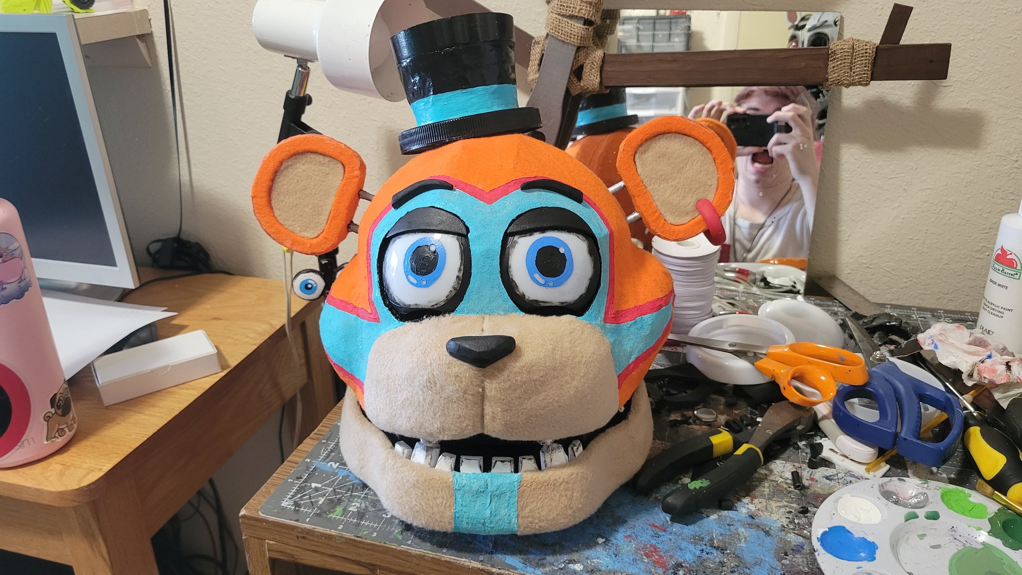 Fnaf Security Breach Glamrock Freddy Cosplay On Clearance | www ...