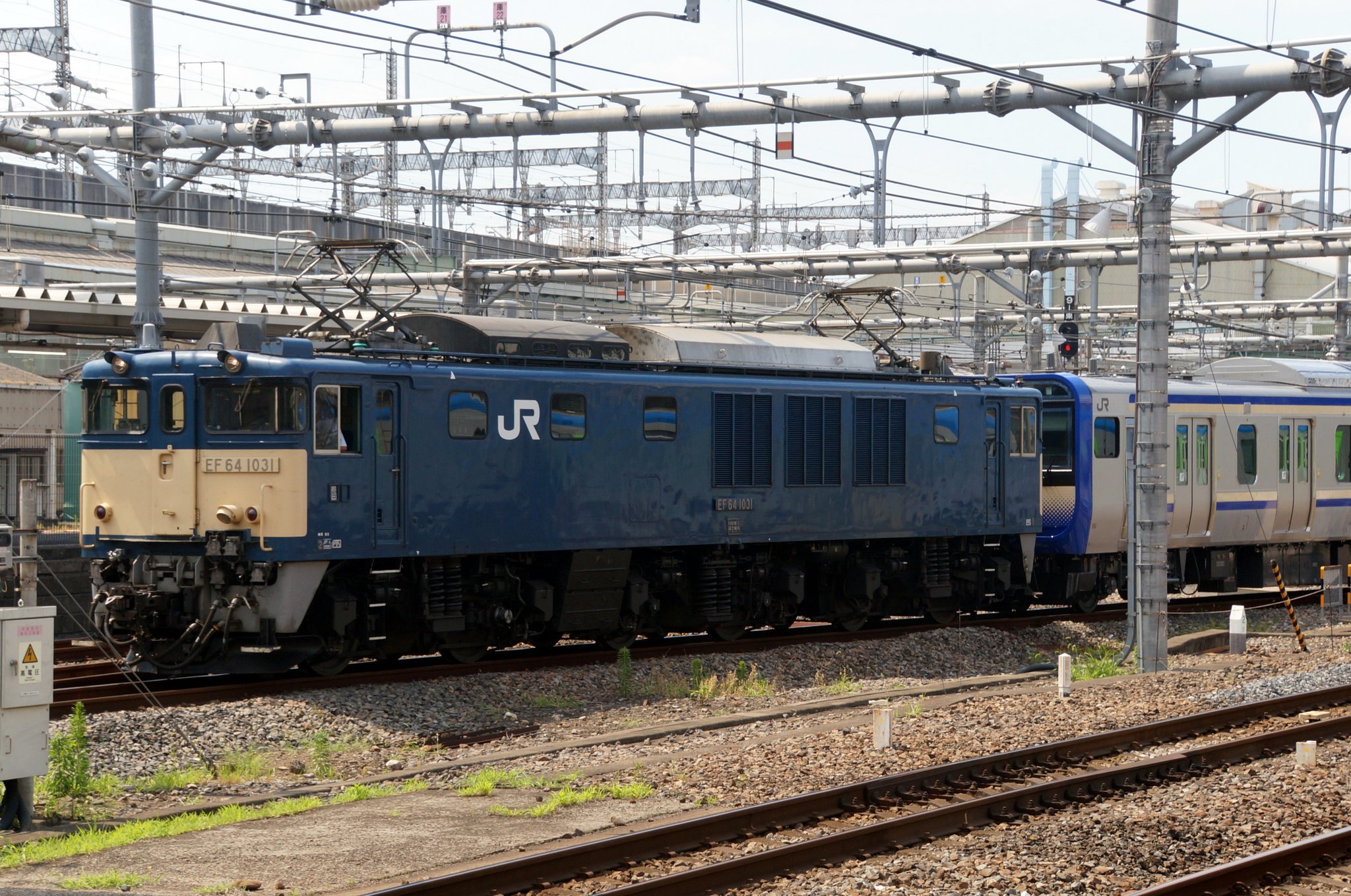 波鉄 on Twitter: "2022.6.30 EF64-1031♪+E235-1000系11両 配給 9728レ～9644レ 大宮駅 あらま⑦番線でしたか！ 約3分ほど停まって発車 ...