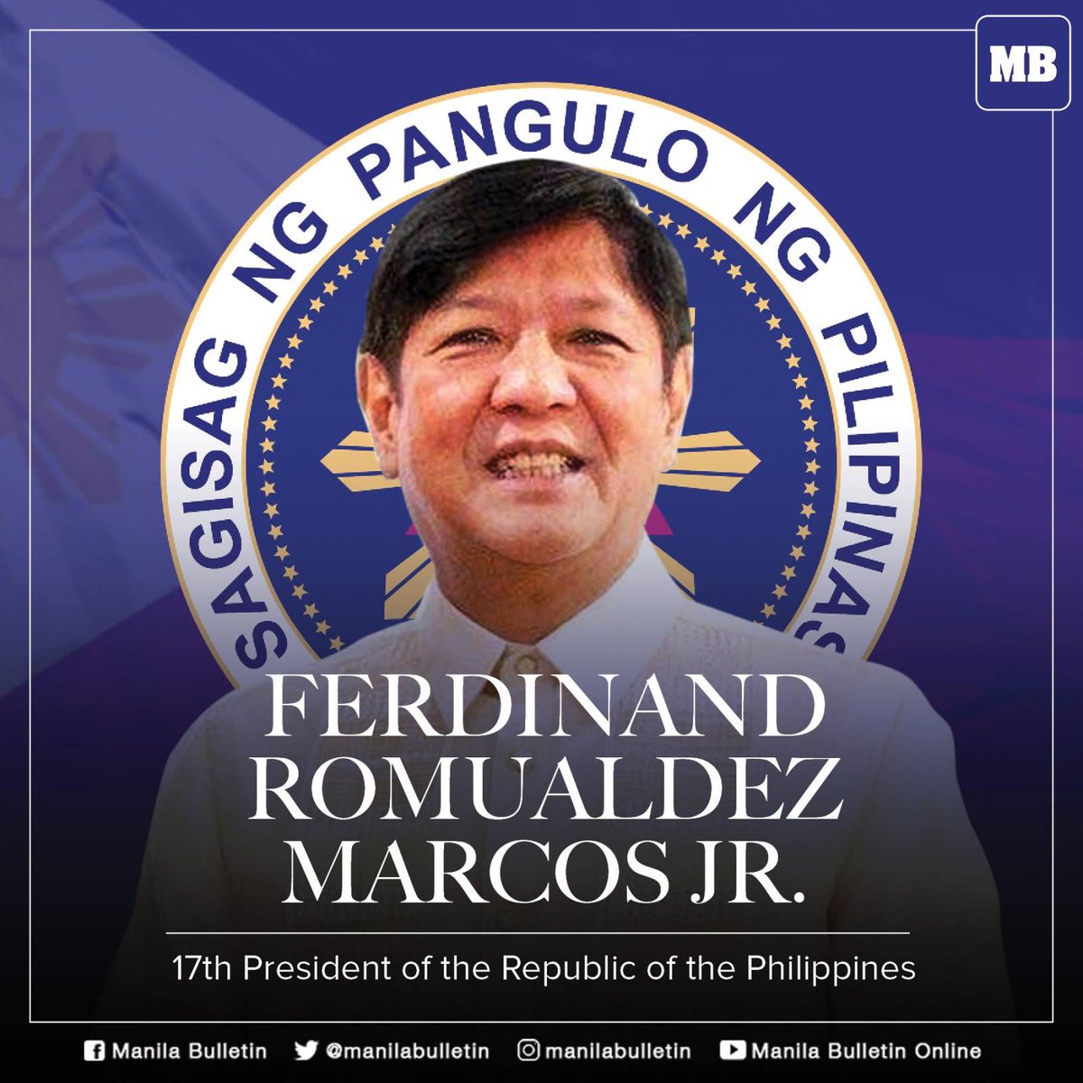 Ferdinand ‘bongbong Marcos Jr Takes Oath As 17th President Of The