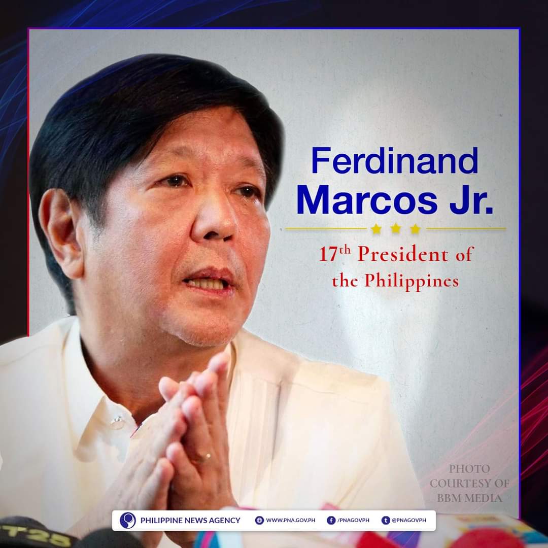 Phil News Agency On Twitter Ferdinand Bongbong Romualdez Marcos Jr