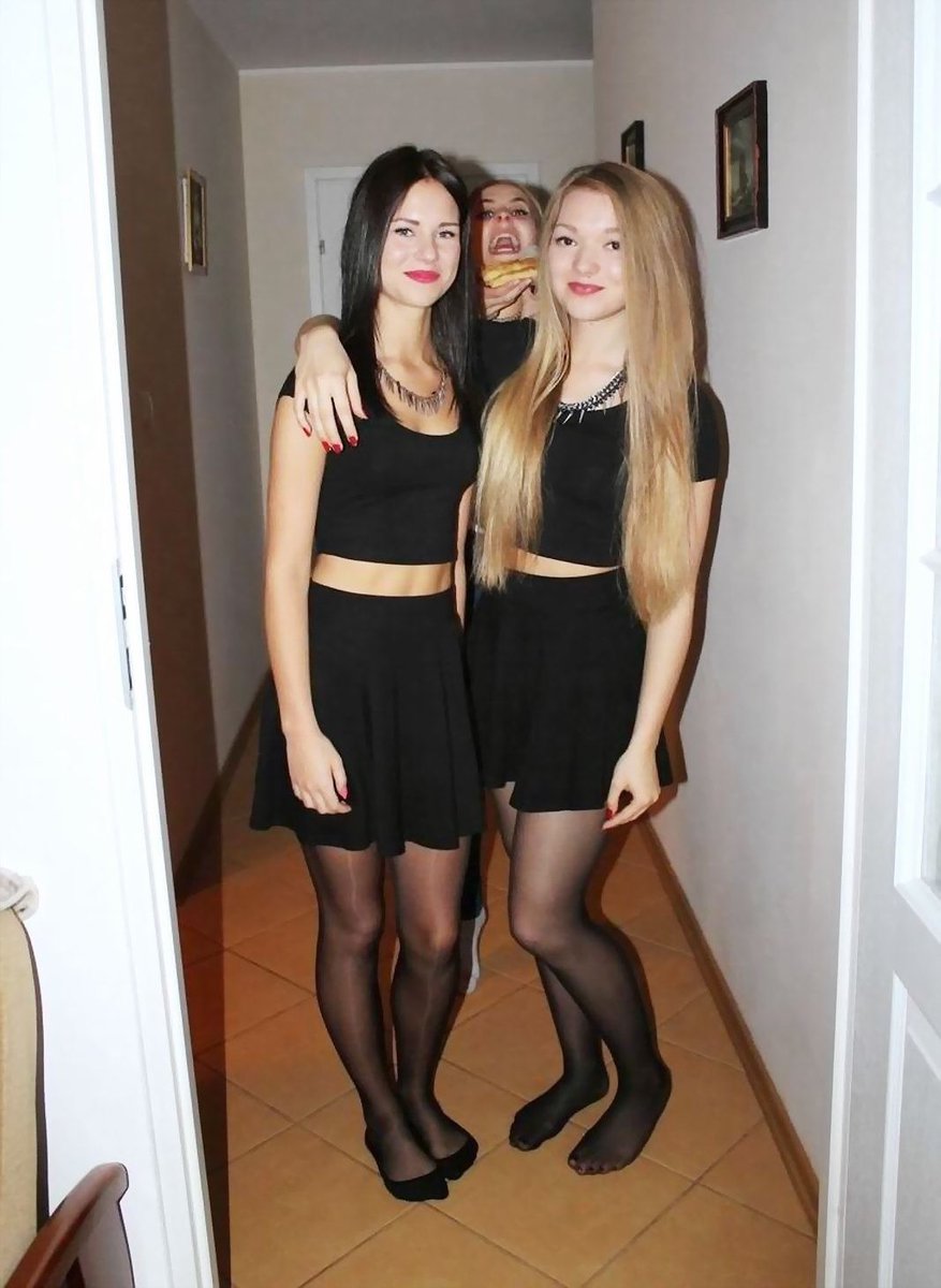 Amateur Pantyhose On Twitter Girlfriends In Black Pantyhose