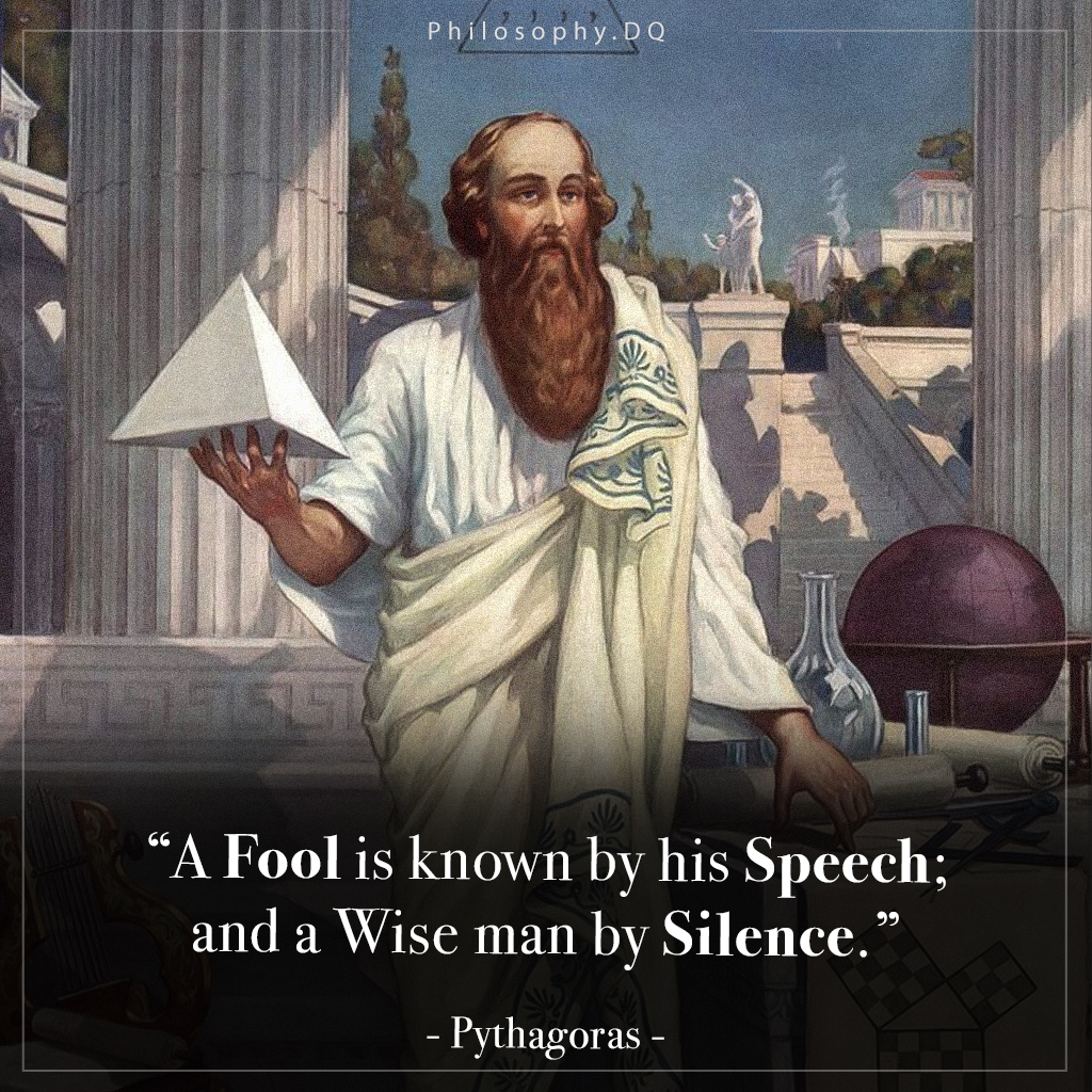 Pythagoras Quotes Silence