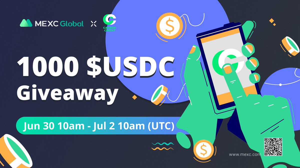 MEXC Global on Twitter: "1000 $USDC giveaway to celebrate $CCT listing 🎁 To enter: 1⃣Follow ...