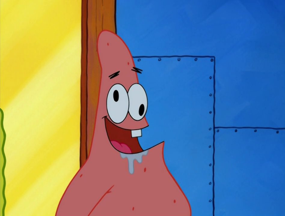 Patrick Star Thinking Gif