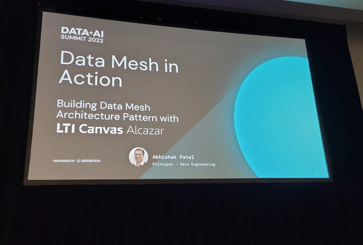 Larsen & Toubro Infotech on Twitter: "Today at the @Data_AI_Summit, LTI’s Abhishek presented a ...