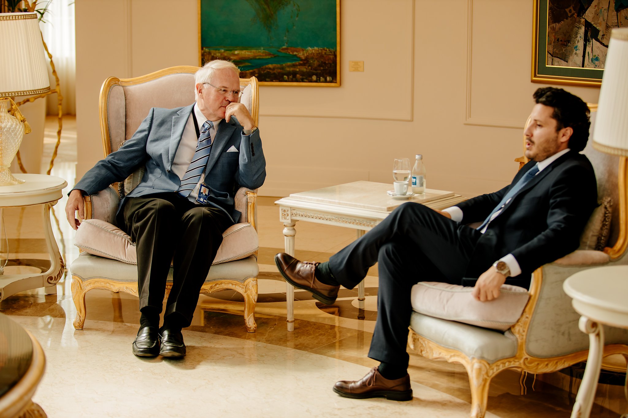 Dr Dritan Abazovic on Twitter: "Friendly talks with the great connoisseur of the political ...