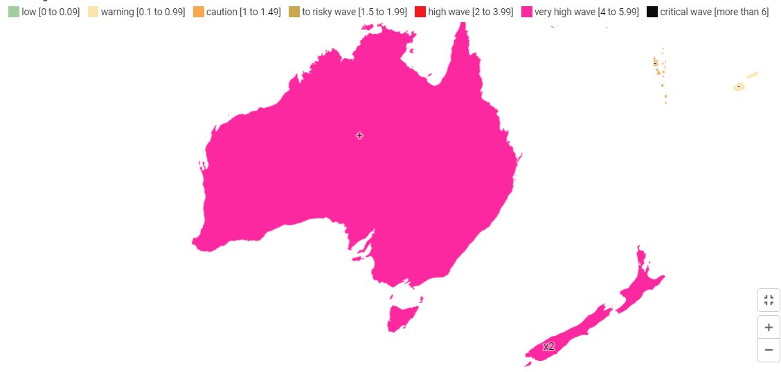 David Giordano on Twitter: "COVID-19: Australia y Nueva Zelanda cambia nivel de riesgo alto, se ...