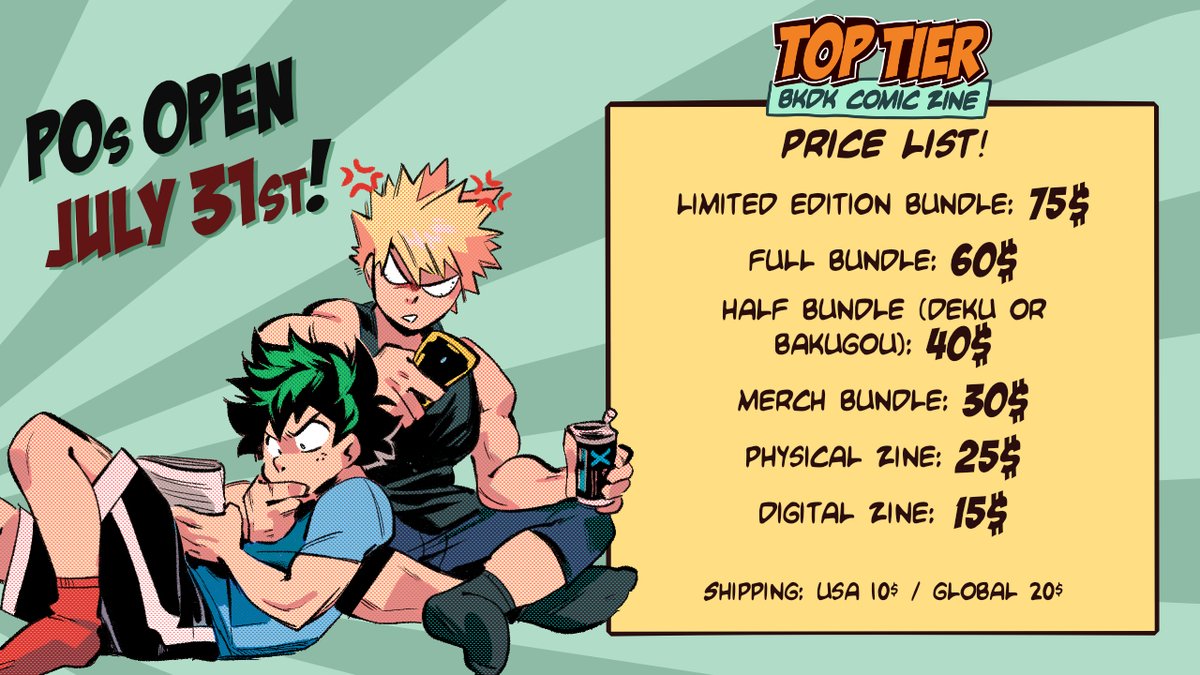 Athena-av art 🧡💚 Working on BkDk Fanzines! on Twitter: "RT @bkdkcomiczine: 💥 PRE-ORDERS OPEN ...