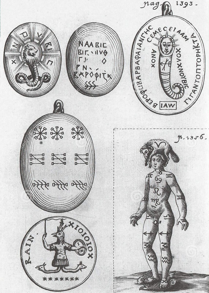 Abraxas: The Great Archon (A 🧵) "Remember, beloved devotee, the double ...