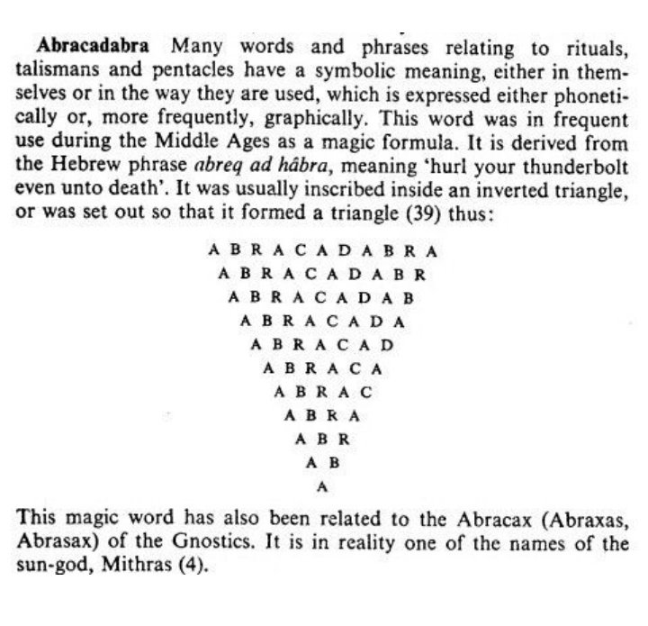 Abraxas: The Great Archon (A 🧵) "Remember, beloved devotee, the double ...