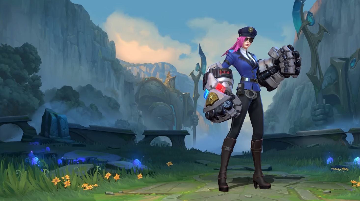 Officer Vi Splash Art
