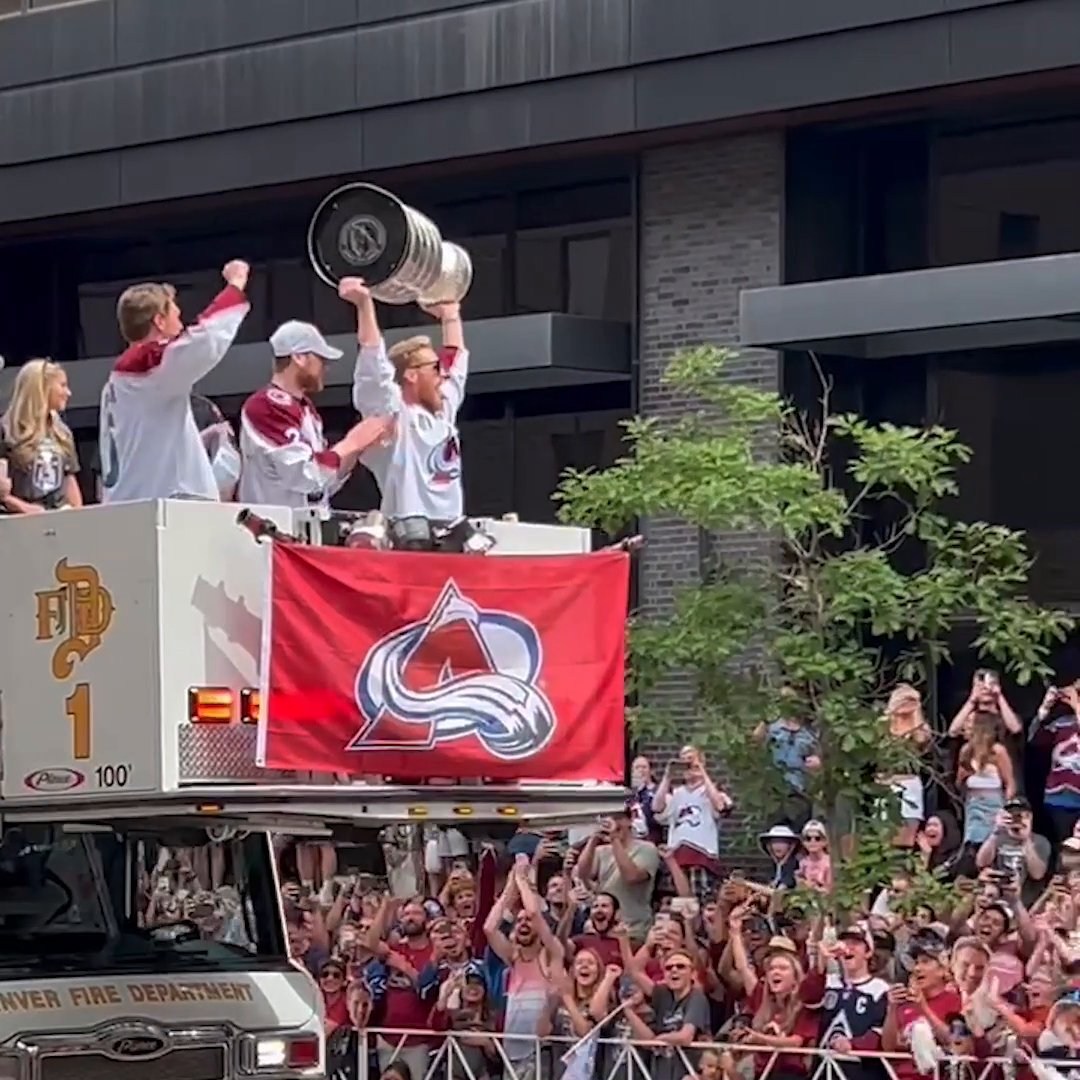 The Stanley Cup arrives in Denver 🤩 @Avalanche ESPN @espn