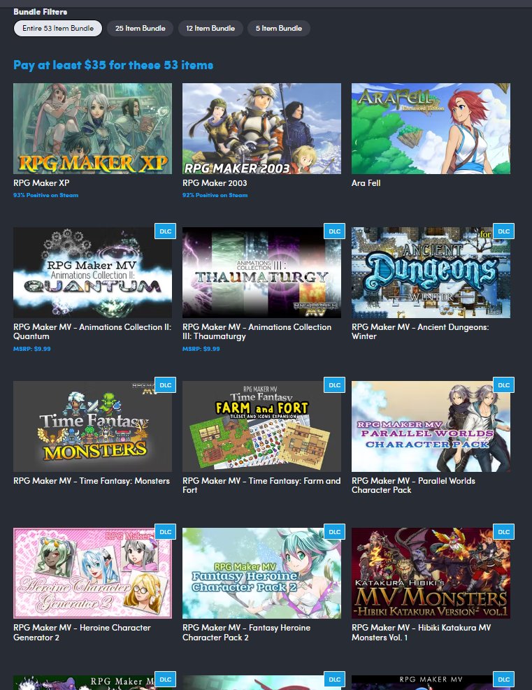 Wario64 on Twitter: "Humble Software Bundle: RPG Maker Resurgence https://t.co/ABzwWcxqcd #ad ...