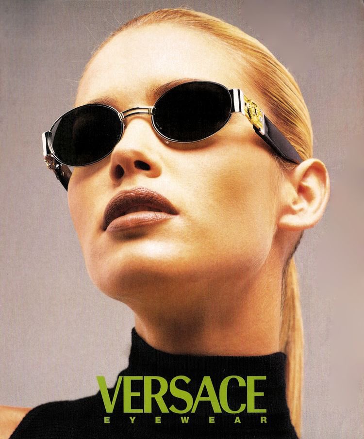 Versace Eyeglass Ads 1996