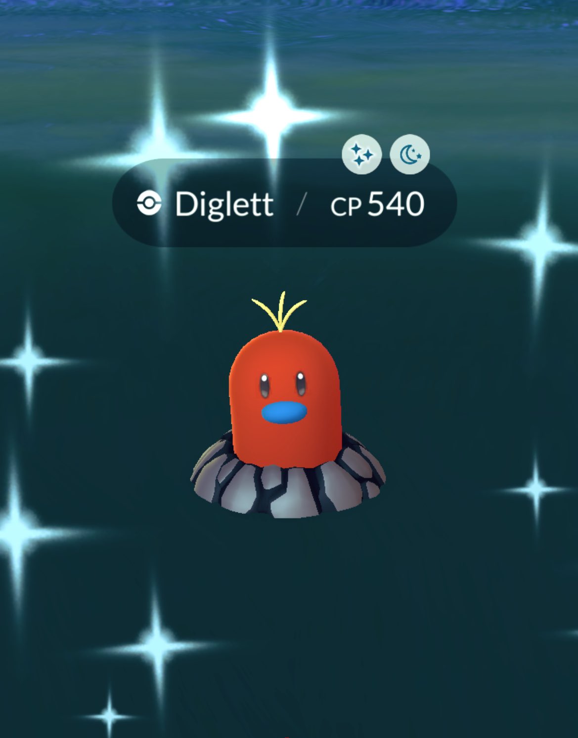 Shiny Diglett