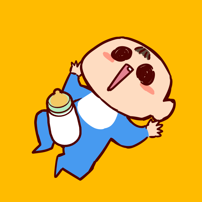 ばつ👶のイラスト
