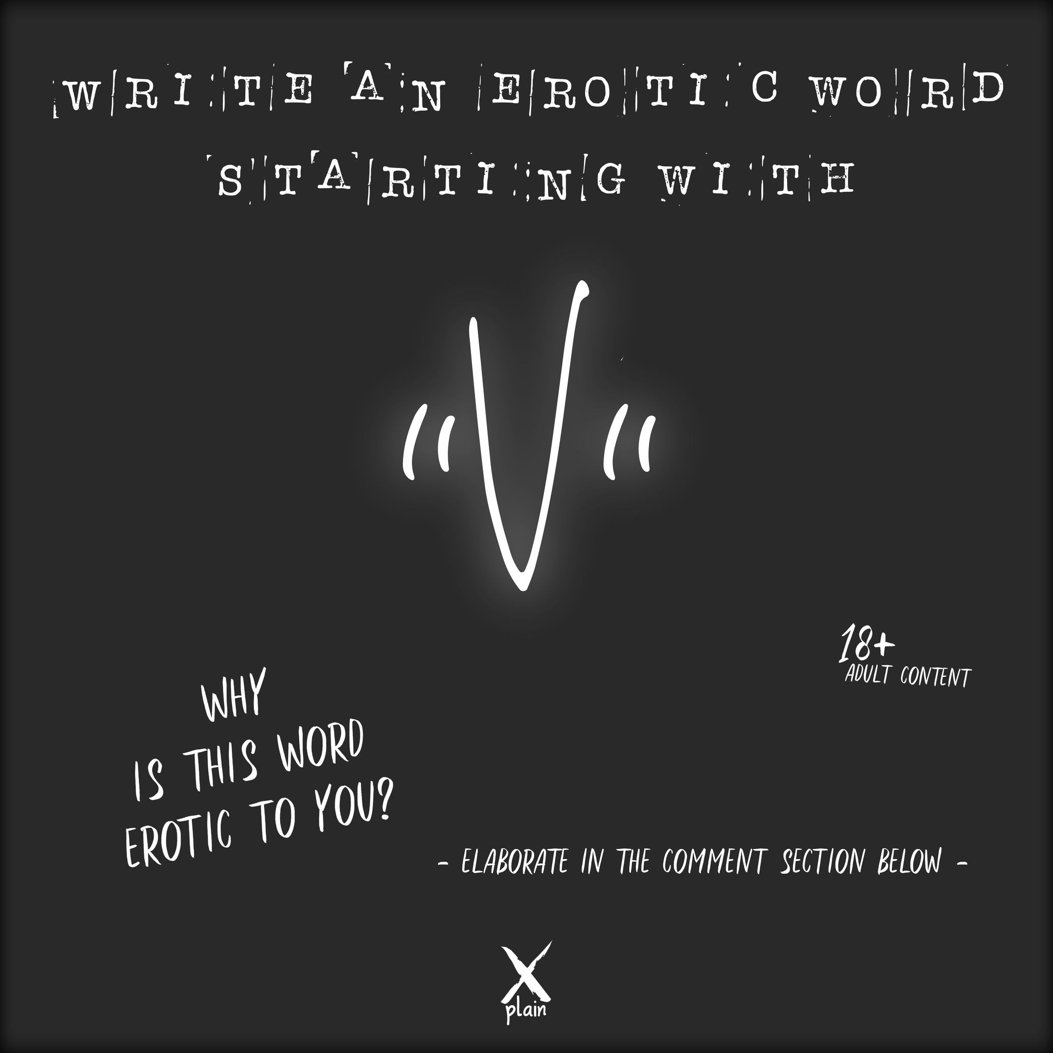 Xtronica On Twitter Write An Erotic Word Starting With V Elaborate xtronica-on-twitter-write-an-erotic-word-starting-with-v-elaborate