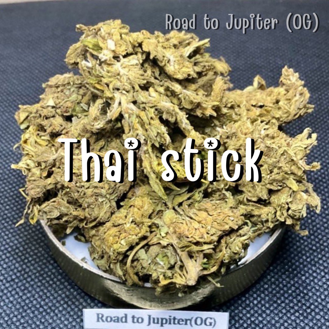 Road to Jupiter (OG) on Twitter: "Thai Stick (outdoor) THC 18-22% กรัมละ 60.- #กัญชา #กัญชาออแกน ...