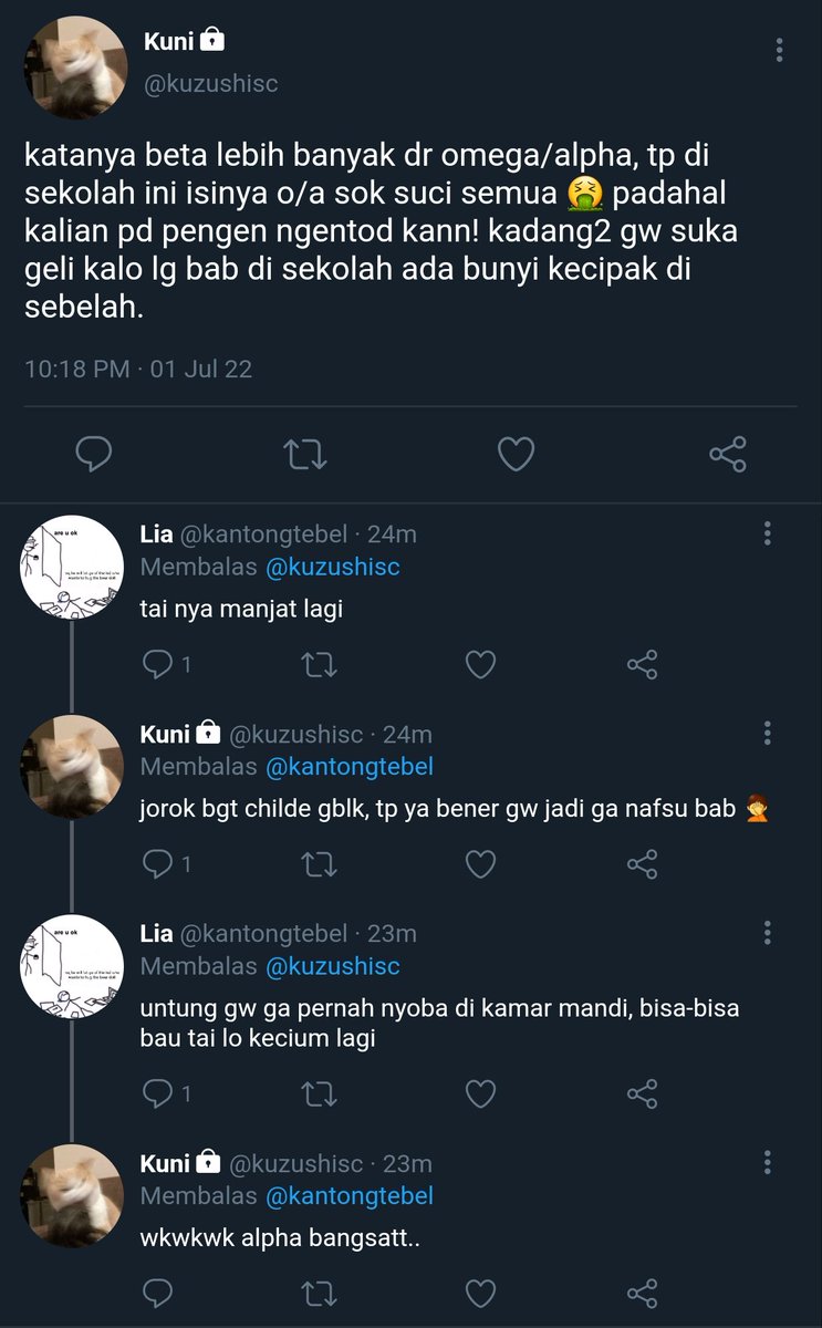 ON 📩 | BACA RULES 📌 on Twitter: "Cw // bxb bl A/b/o , omegaverse kazuscara, kazuha x scaramouche ...