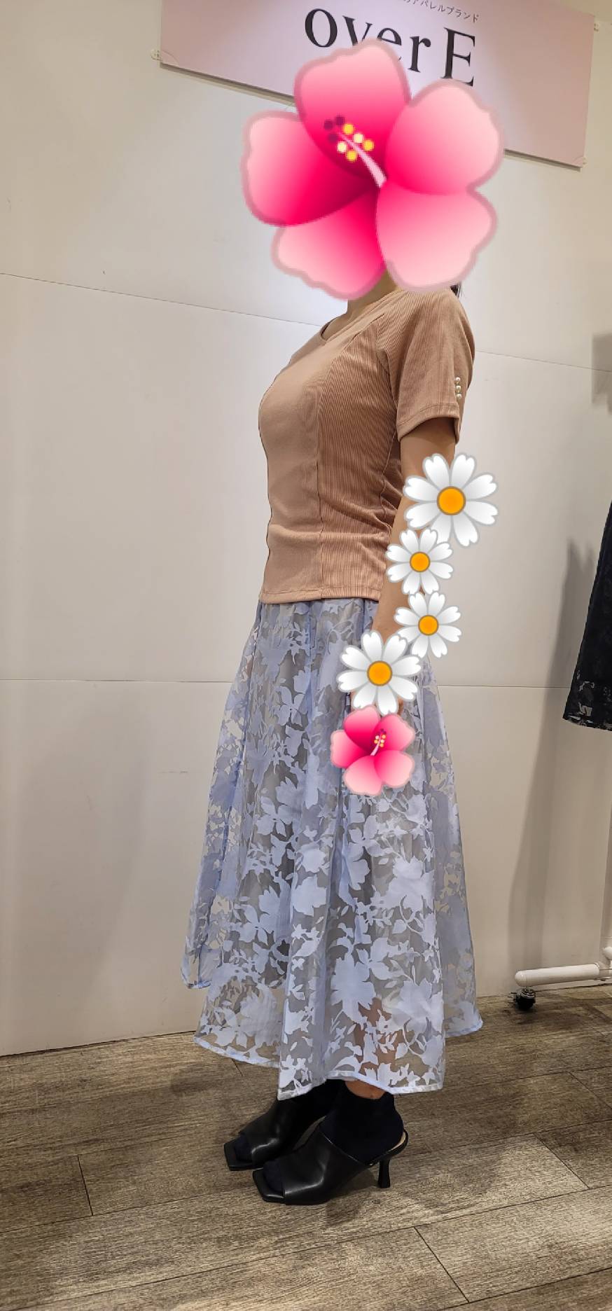 Overeレビュー|胸が大きな女性のブランド On Twitter 👗袖パールカットソー ローズピンク 📣推しコメント 可憐〜!!!てなり