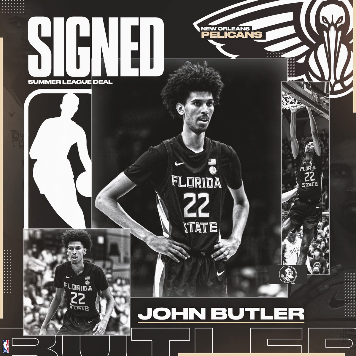John Butler signed with the Pelicans for the Summer League : r/NOLAPelicans