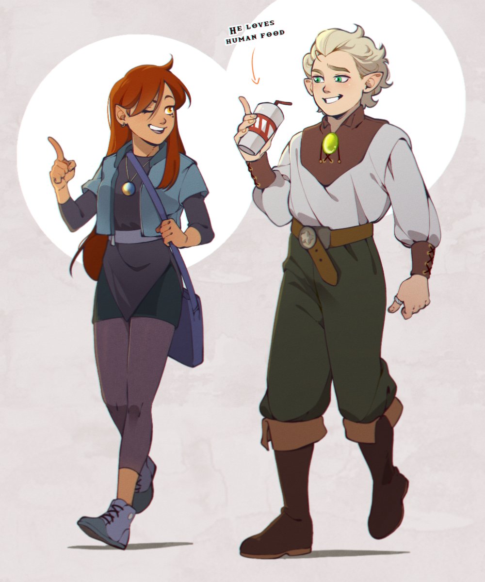 「Azura and Caleb! They are besties 💞 」|OmyChan COMMISSIONS CLOSED のイラスト