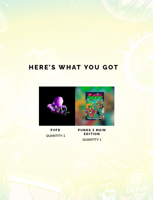 Brad on Twitter: "Minted a PUNKS Comic 3 and Pixel Vault Founder’s DAO. Thank you, @Gfunkera86 ...