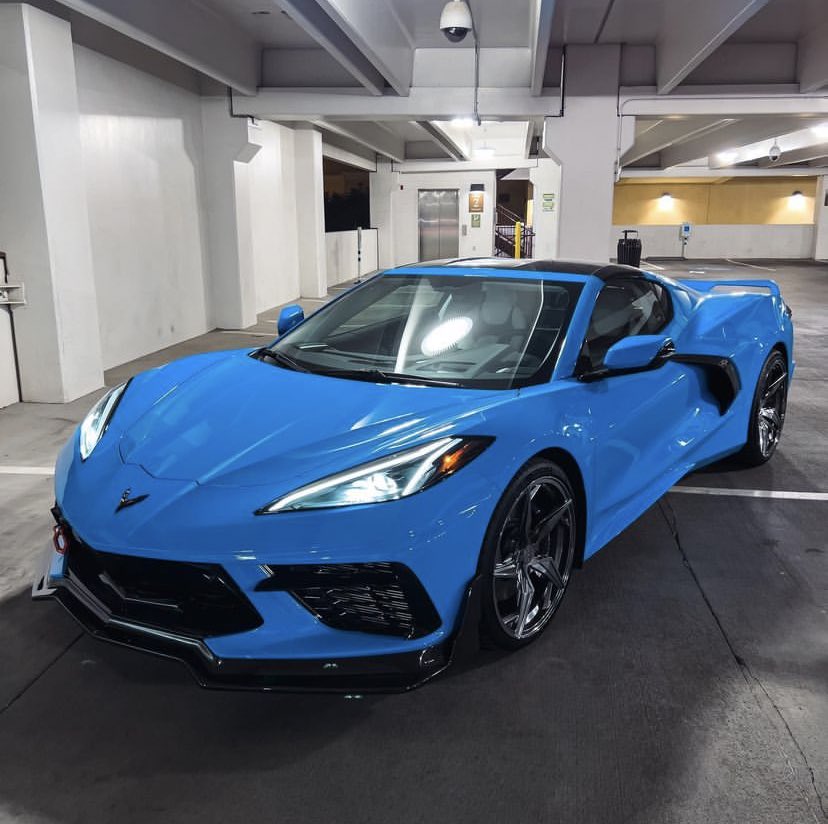 2022 Corvette Light Blue