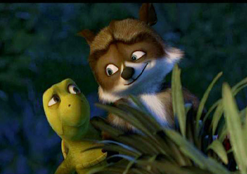 Over The Hedge Rj And Verne