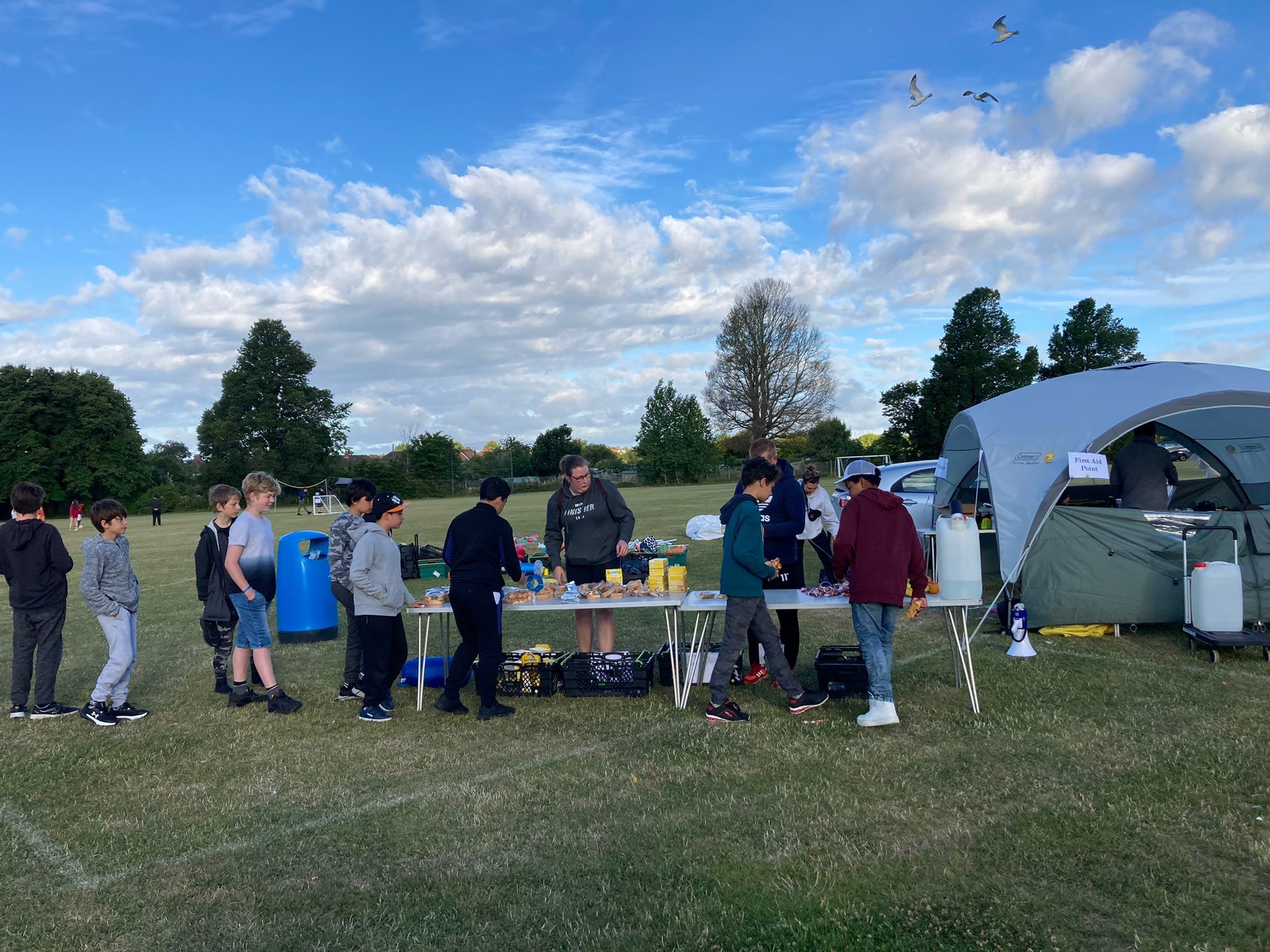 Hove Park School on Twitter: "Big Camp update.... It's breakfast time! Year 7 are up and ready ...