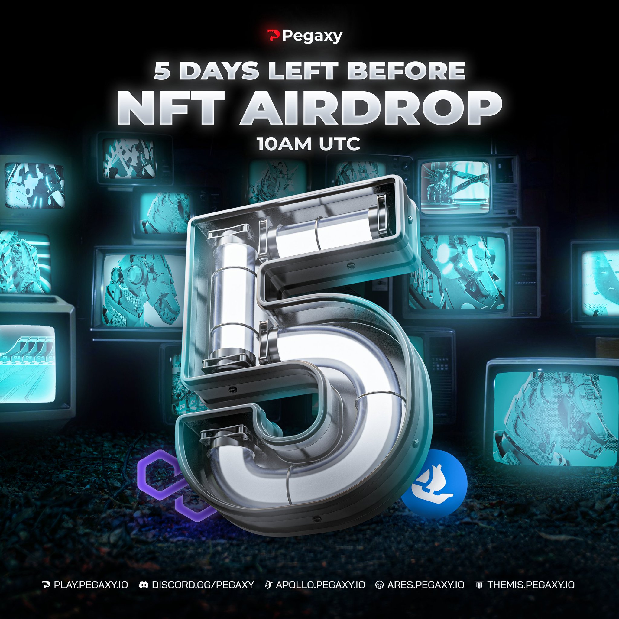 Pegaxy on Twitter: "The countdown officially started for Pegaxy’s first NFT Airdrop! 🚀 5 more ...