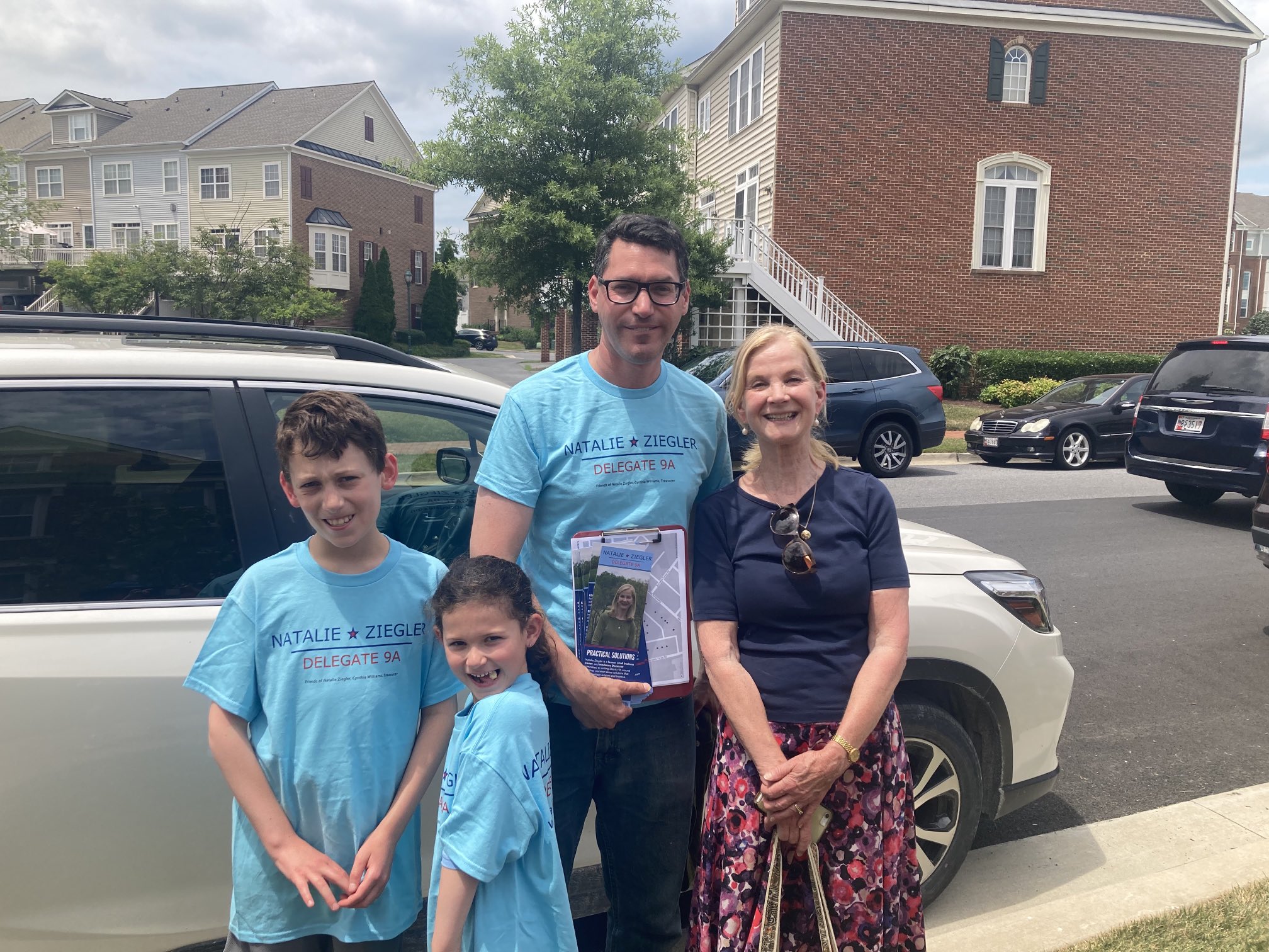 Marc Korman on Twitter: "The Morning Crew is at the doors for ⁦@nataliefor9A⁩ in Clarksburg ...