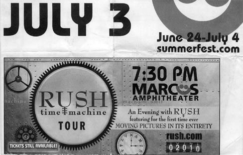 This Day in Rush History on Twitter: "On July 3, 2010, Rush played at Summerfest in Milwaukee ...