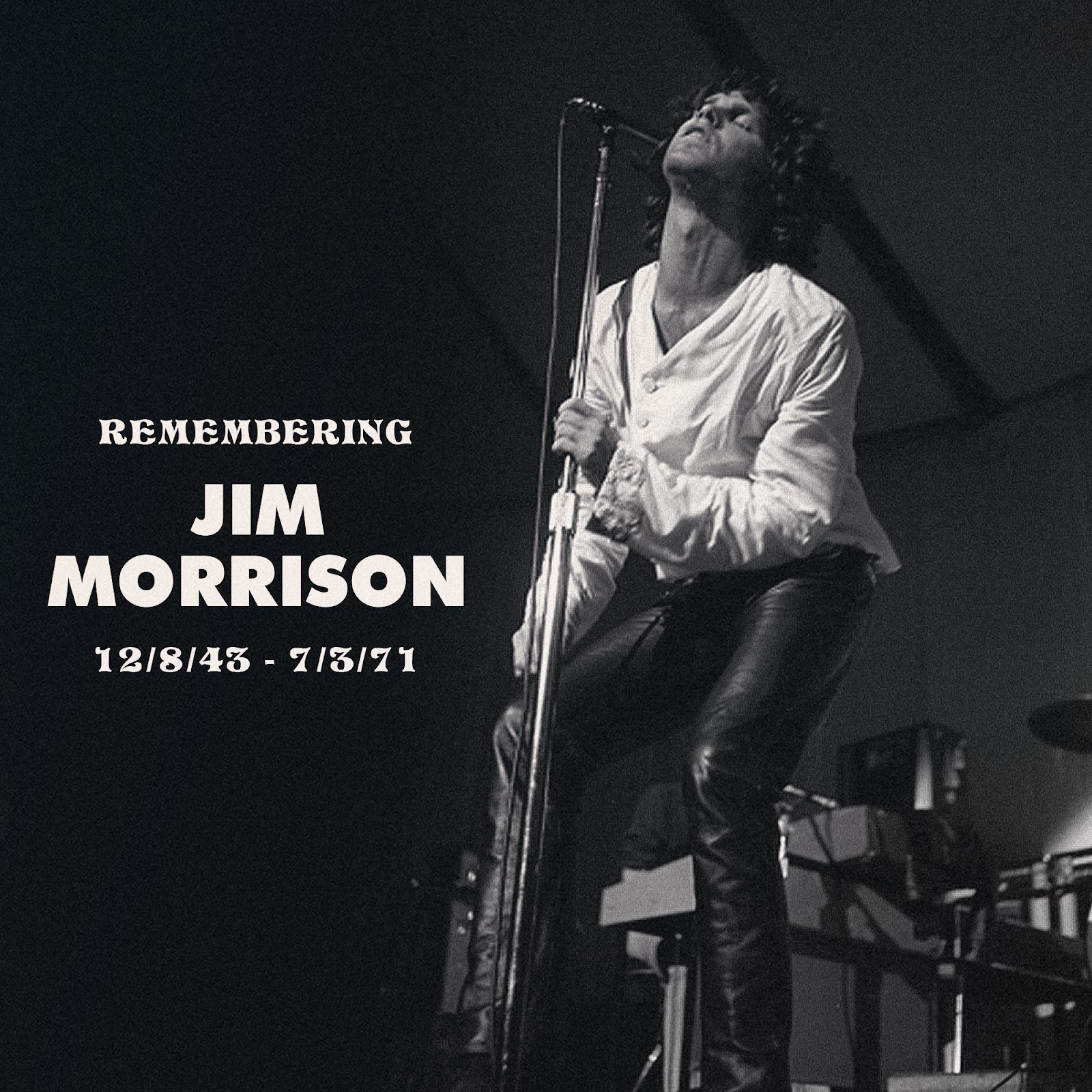 Jim Morrison On Stage