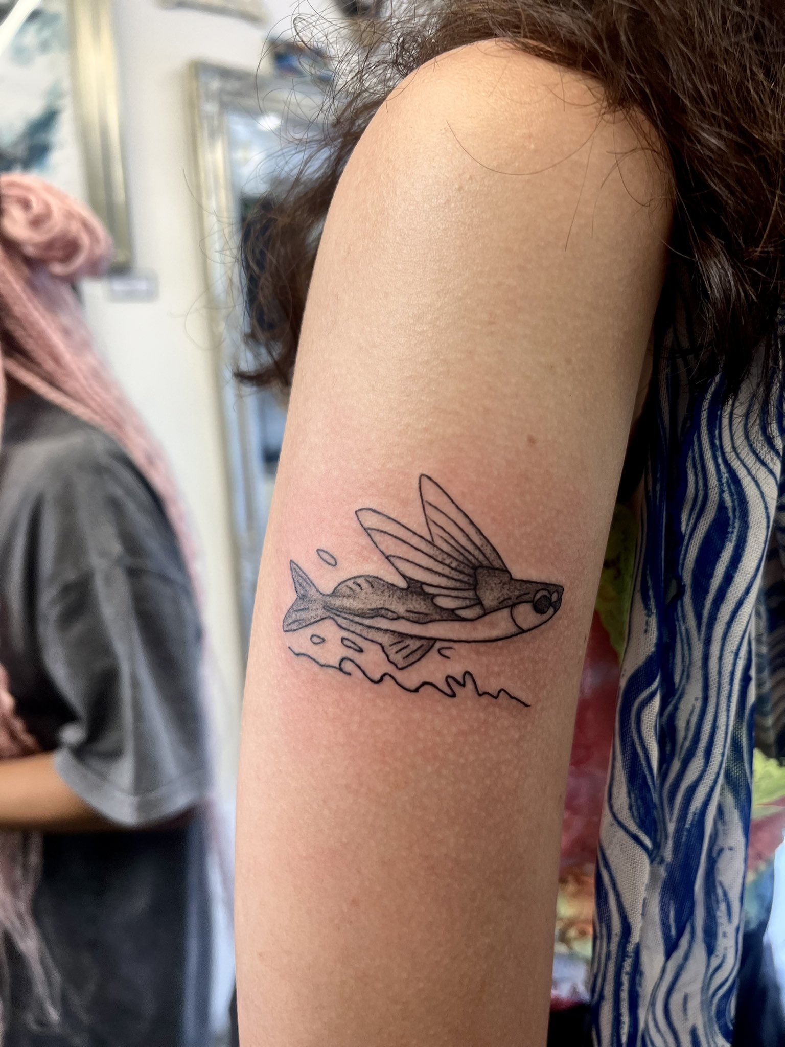 Flying Fish Tattoo Designs