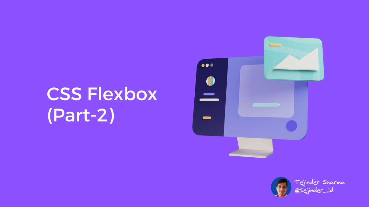 CSS Flexbox Part 2 ⚡️⚡️ 1. Align Items. 2. Align Content. A Thread 🧵 - Thread from Tejinder ...