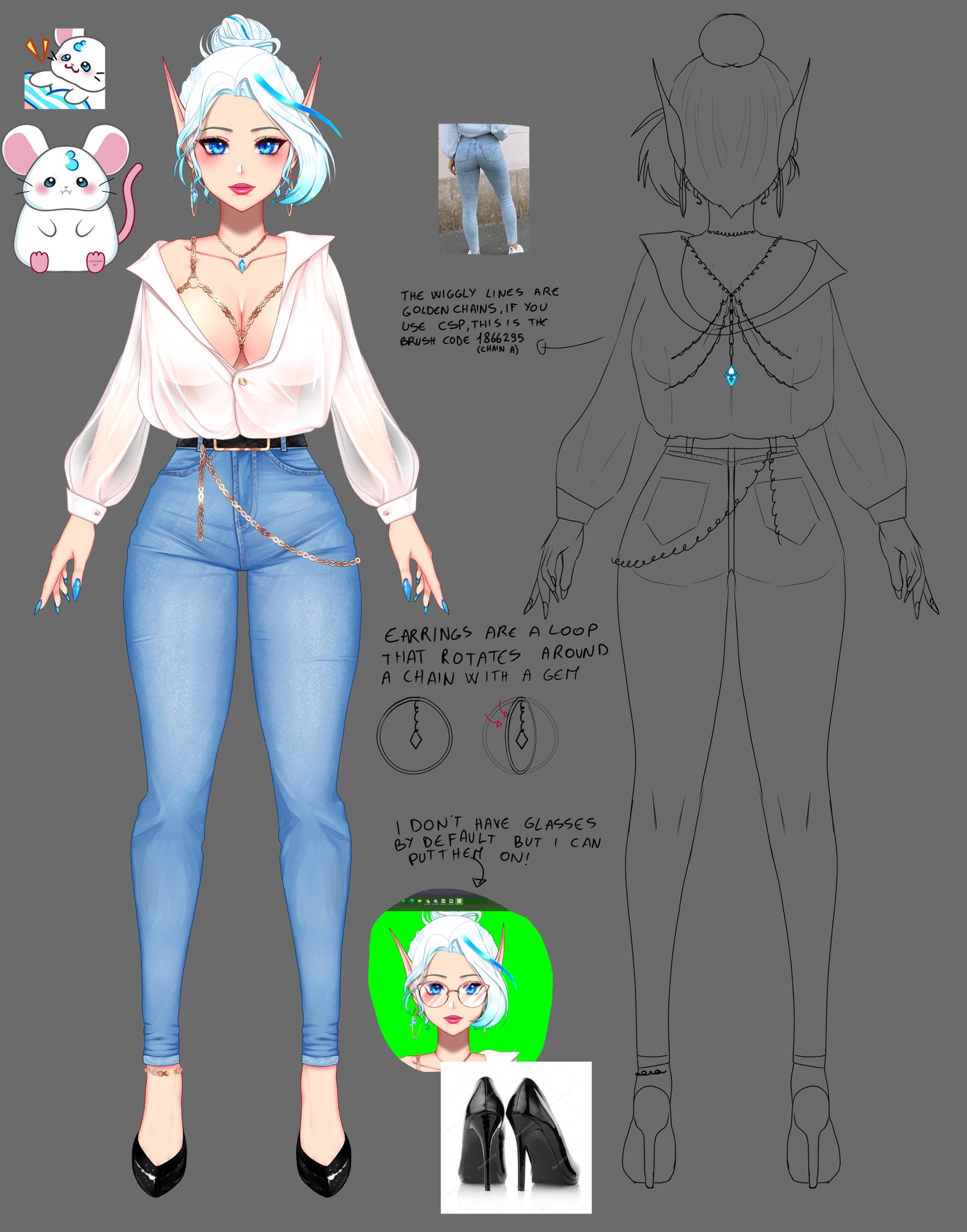 YoshinoArt 🐍💎Live2d OPEN on Twitter: "@SeraphiVT Scuff ref sheet! In some months I'm really ...