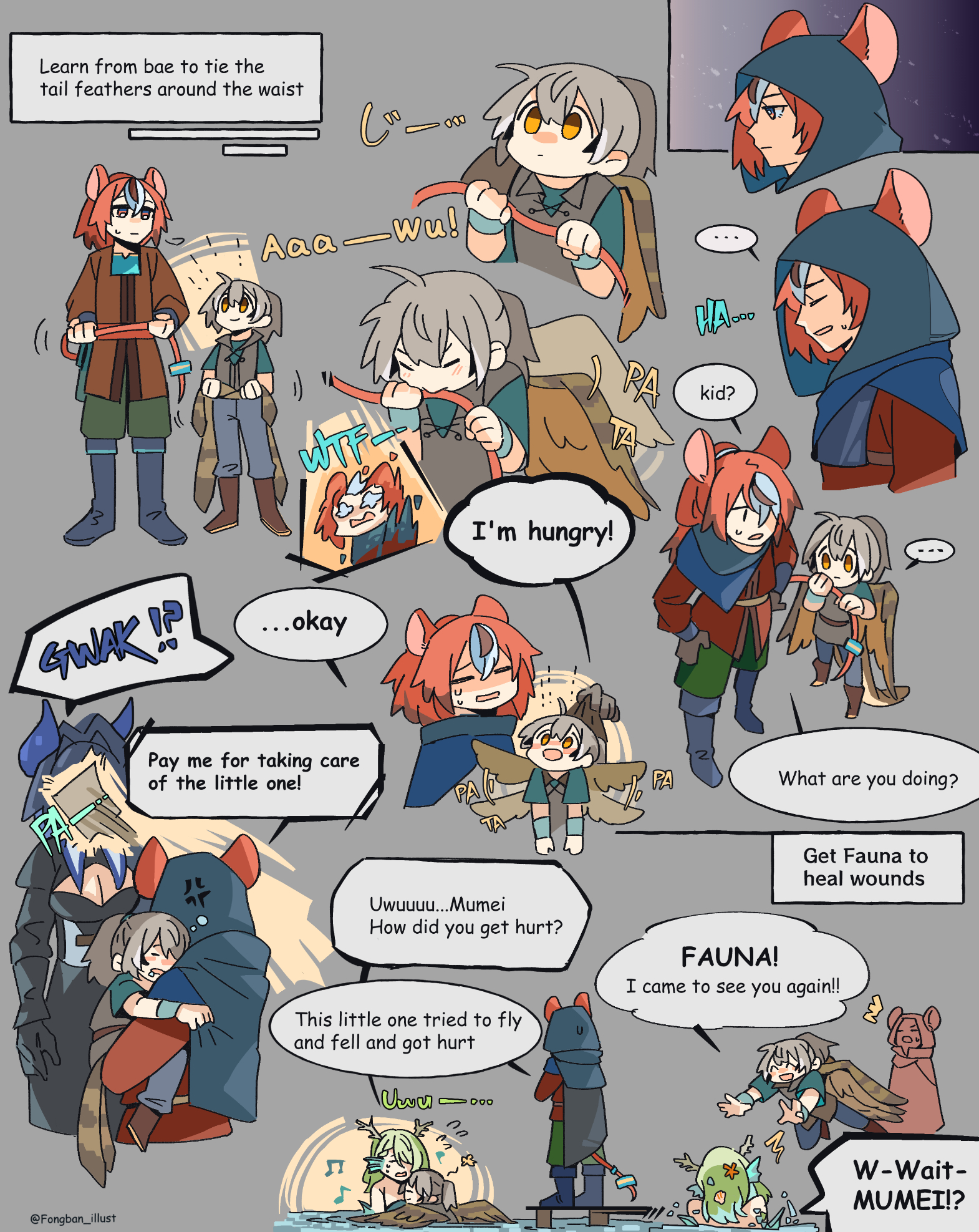 Fongban法巴🍻 On Twitter 🎲 🦉 🐟 Paro 45 Drawmei Drawingmei Illustraybae