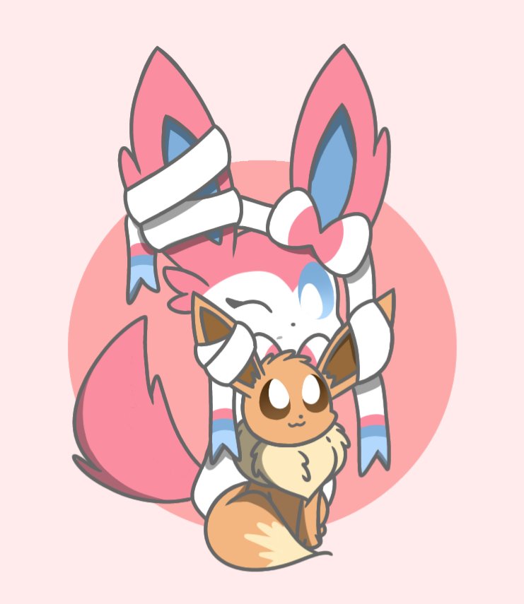Pokemon Sylveon And Eevee