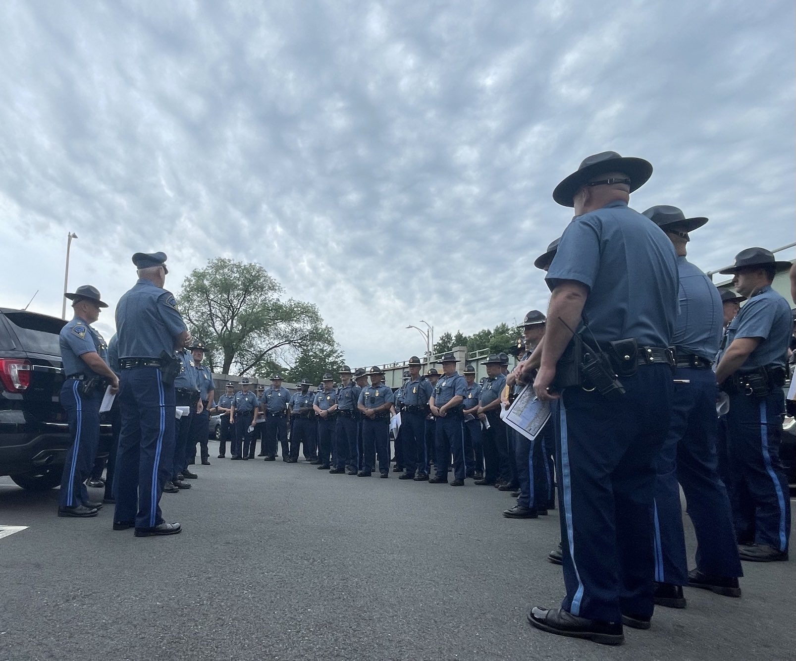 Mass State Police On Twitter At Morning Roll Call Colonel