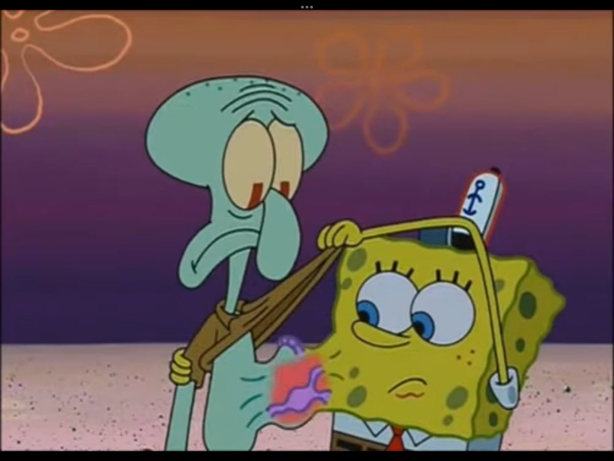 Squidward And Spongebob Connected