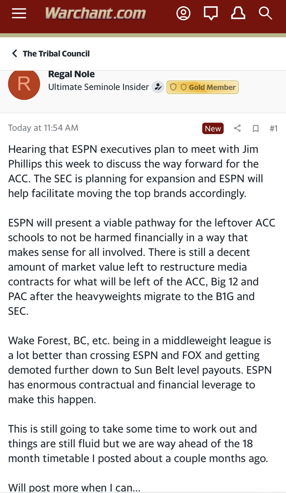 Message Board Geniuses on Twitter: "Highly credible sources have disclosed to MBG that ESPN will ...