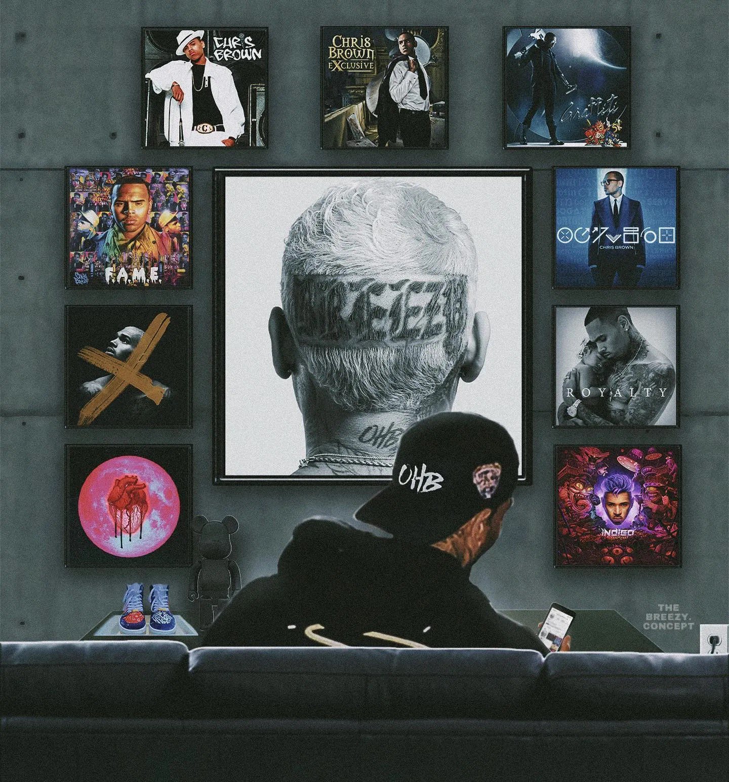 Chris Brown Collage 2022