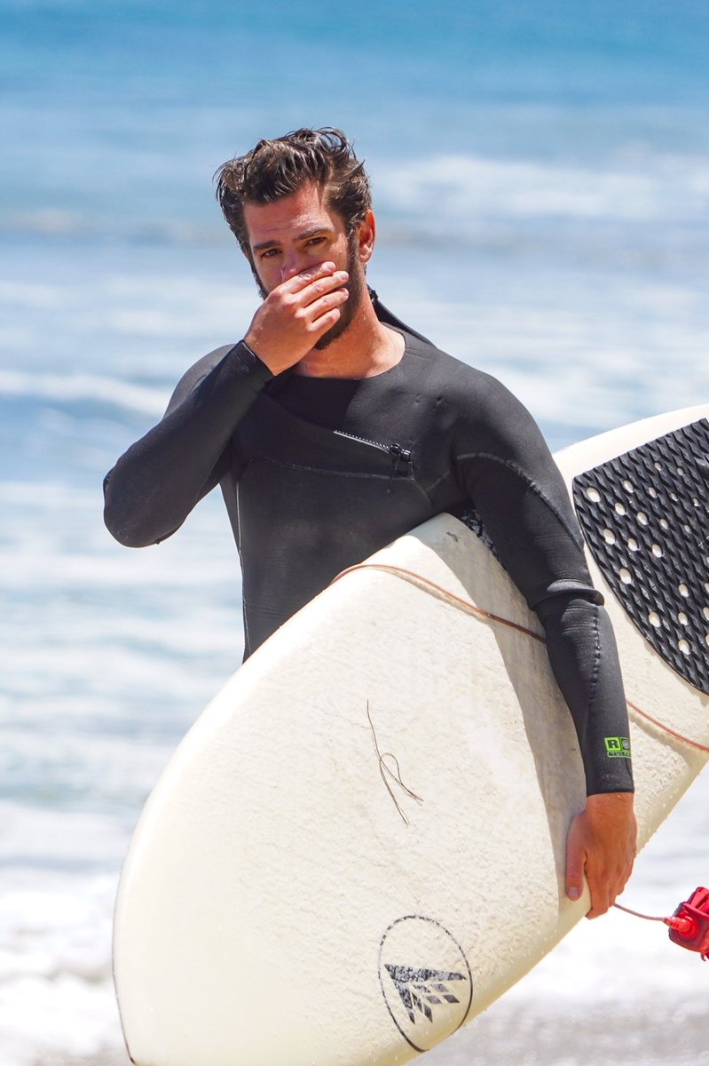 Andrew Garfield Surfing Australia