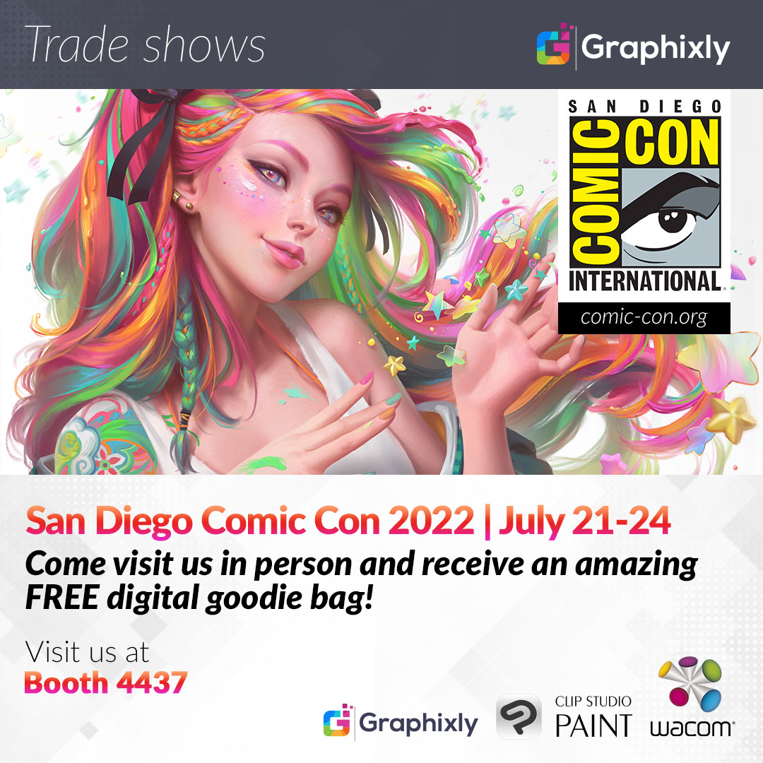 Wacom on Twitter: "Join us this week at San Diego Comic Con 2022 💥 We're proudly sharing the ...