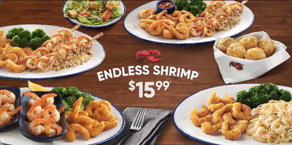 Red Lobster Endless Shrimp 2022