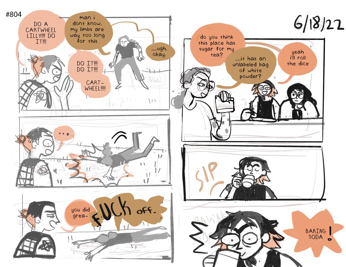 「some more daily comix catch up...! 」tessquibbs.bsky.socialの漫画