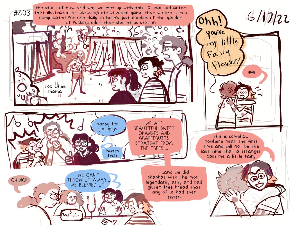 「some more daily comix catch up...! 」tessquibbs.bsky.socialの漫画