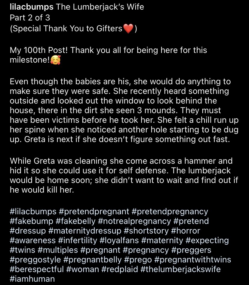 LilacBumps on Twitter: "The Lumberjack’s Wife Part 2 of 3 (Special Thank You to Gifters ️) My ...