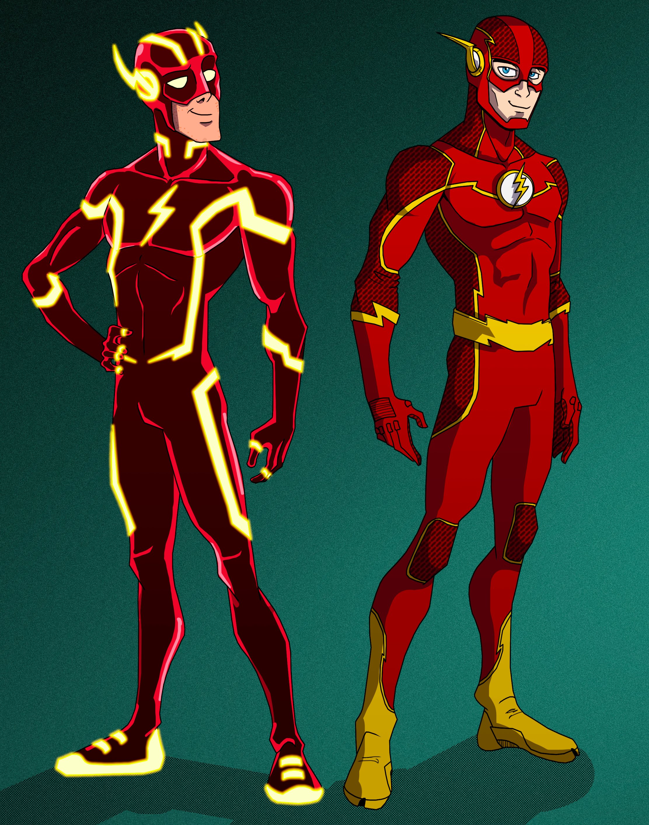 Wally West Vs Barry Allen Costume